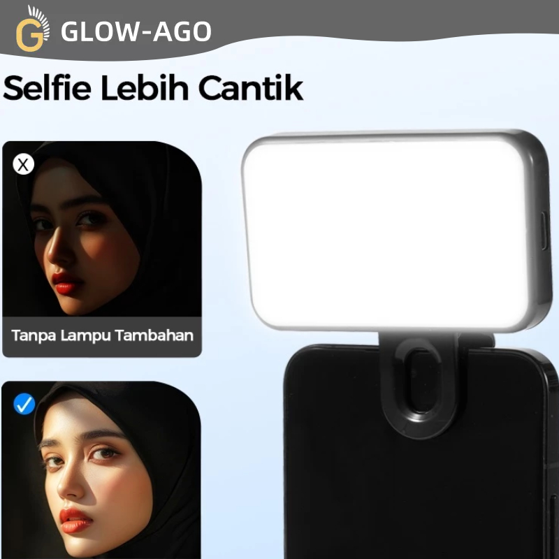 Jual [PRO] PL4 Mini Selfie Lampu Softlight Lighting Konten 3 Warna ...