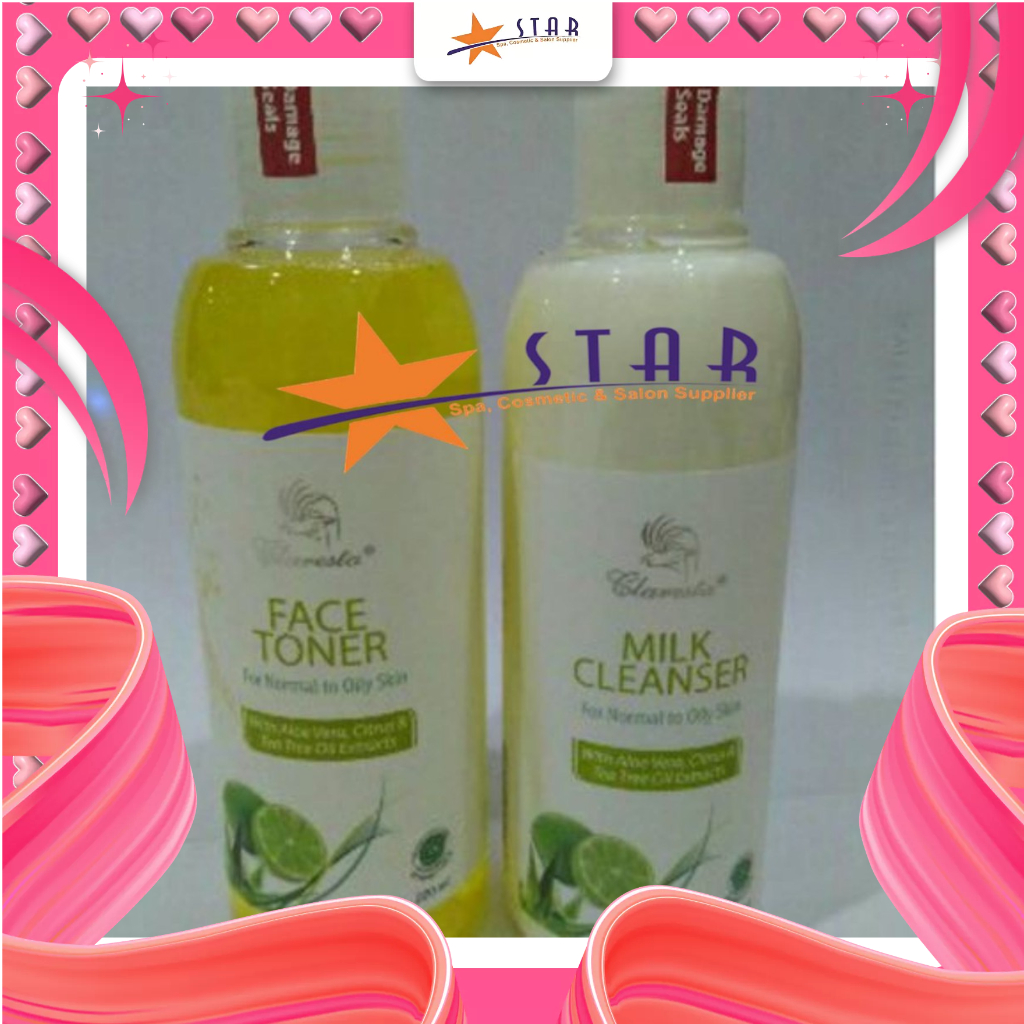 Jual * STAR * Claresta Paket Milk+Toner Normal To Oily Skin 200ml (Tea ...