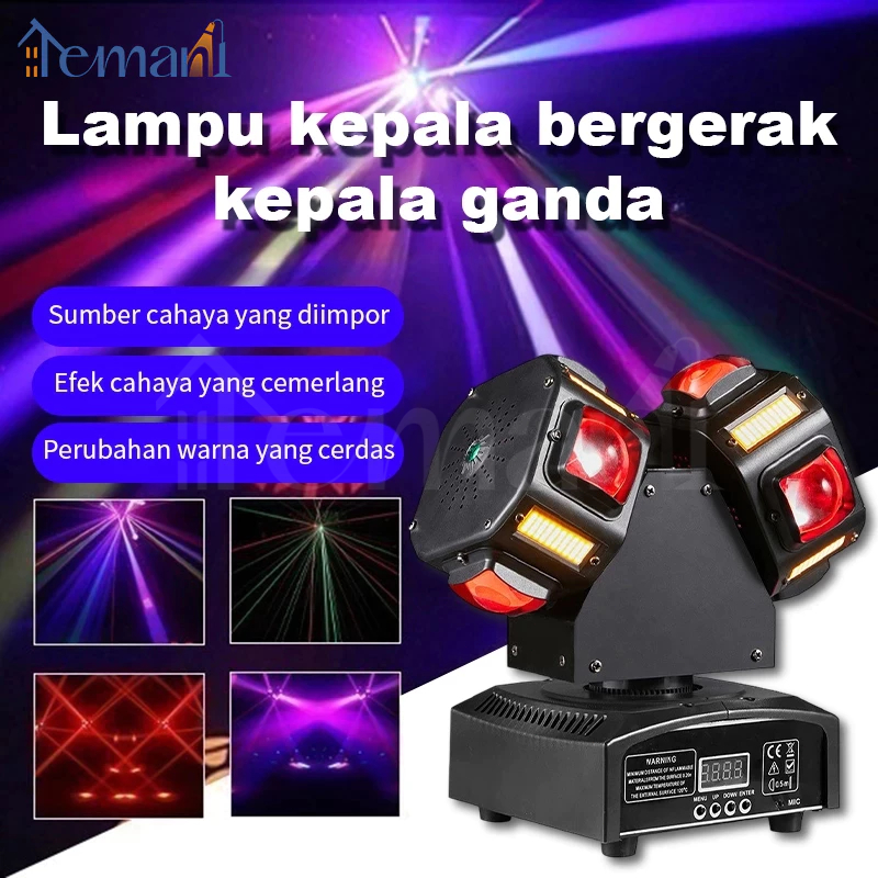 Jual Moving Head Lampu Laser 4in1 Efek DJ Bintang LED Lampu Panggung ...