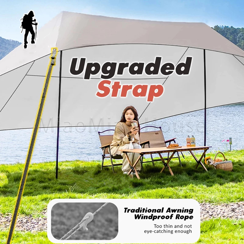 Jual Canopy Flysheet Set Tenda kanopi berkemah di luar ruangan halangan ...