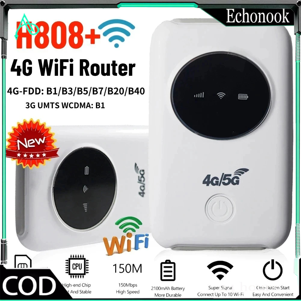 Jual H808s 4G 5G Modem Router Unlocked Hotspot WiFi Portabel Mendukung Semua Operator SIM Kartu ...