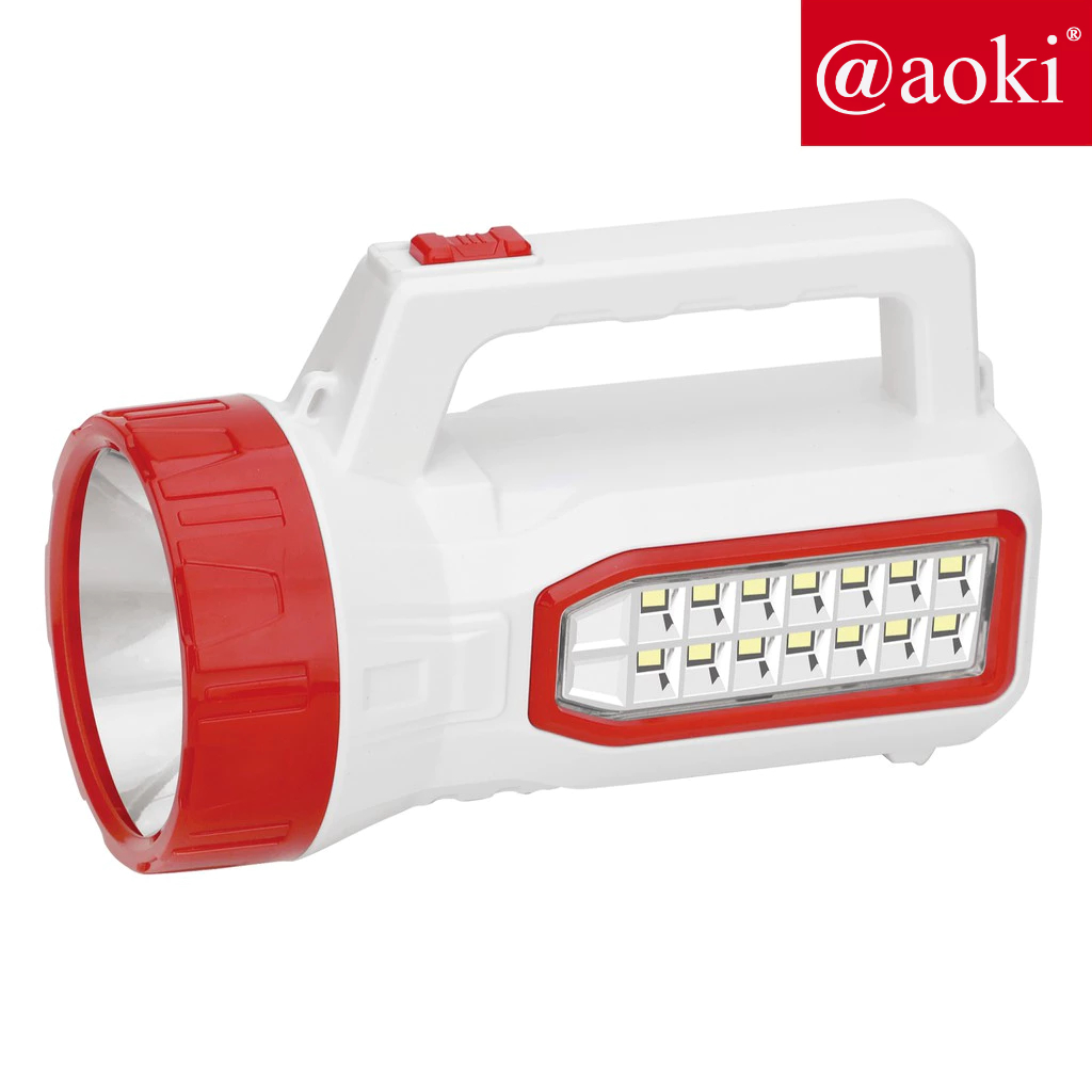 Jual AOKI Senter led 4w+14smd lampu samping mini usb | Shopee Indonesia