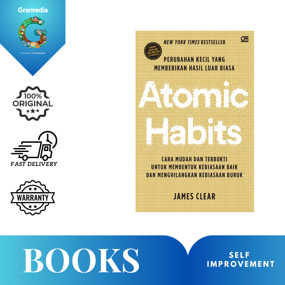 Jual Gramedia World BSD - Atomic Habits (Edisi Sampul Emas) | Shopee ...