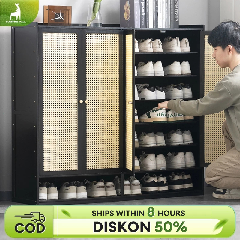 Jual Lemari Sepatu Box Sepatu Lemari Sepatu Kayu Rak Sepatu Susun ...