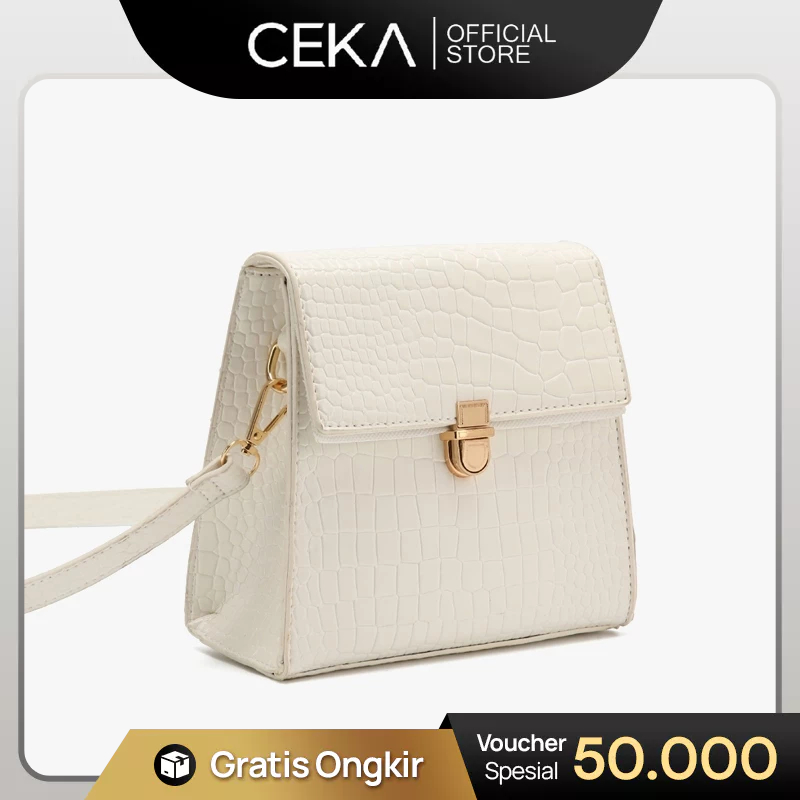 Jual CEKA Tas Selempang Wanita Terbaru Croco Premium Mall Sling Bag And ...