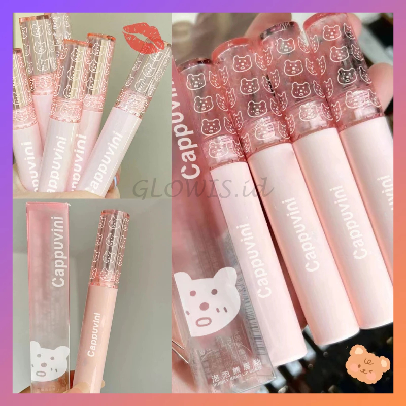 Jual CAPPUVINI Lipstik Pink Bear Jelly Lip Cream Watery Luminous - XX039 | Shopee Indonesia