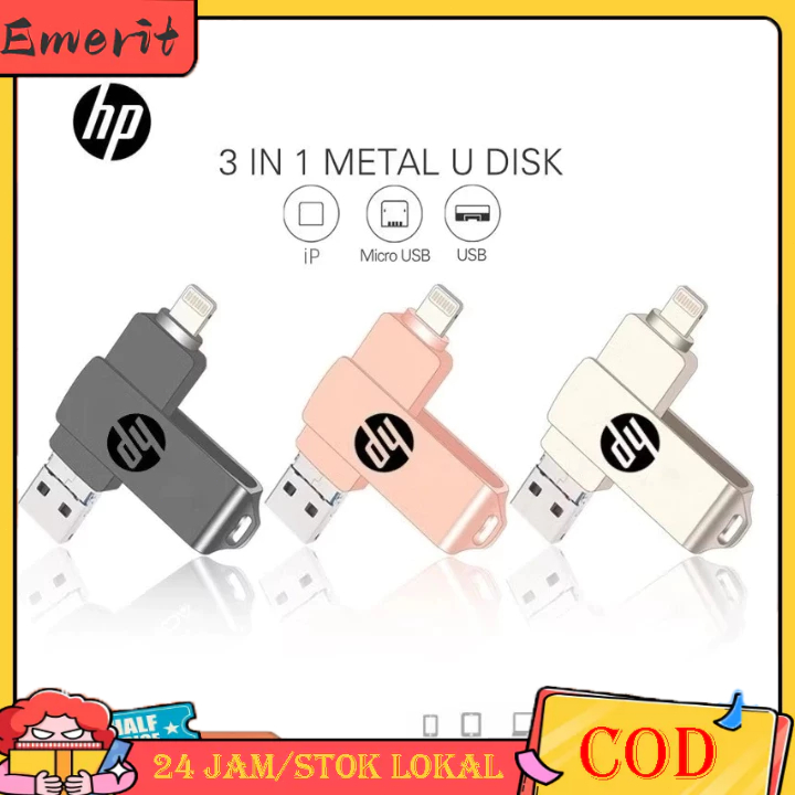Jual HP FLASHDISK OTG TYPE C USB 1TB/2TB FLASH DRIVE ULTRA DUAL USB 3.1 ...