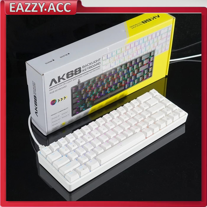 Jual Keyboard Mechanical Acestek AK68 RGB | 68 Key | Blue switch ...