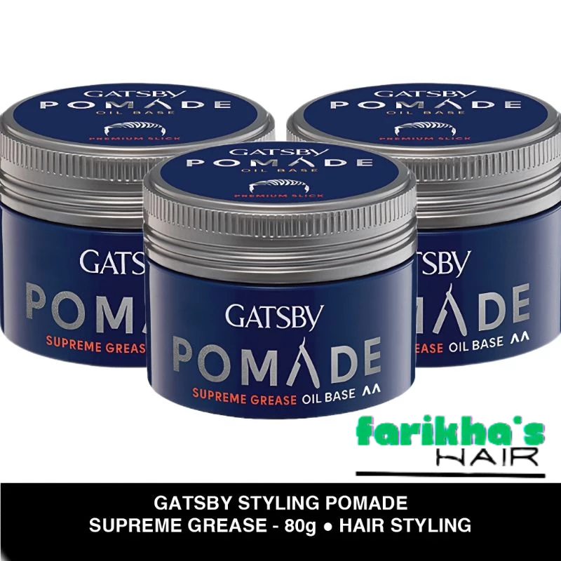 Jual Gatsby Styling Pomade Supreme Grease Oil Based 80 gr | Shopee ...