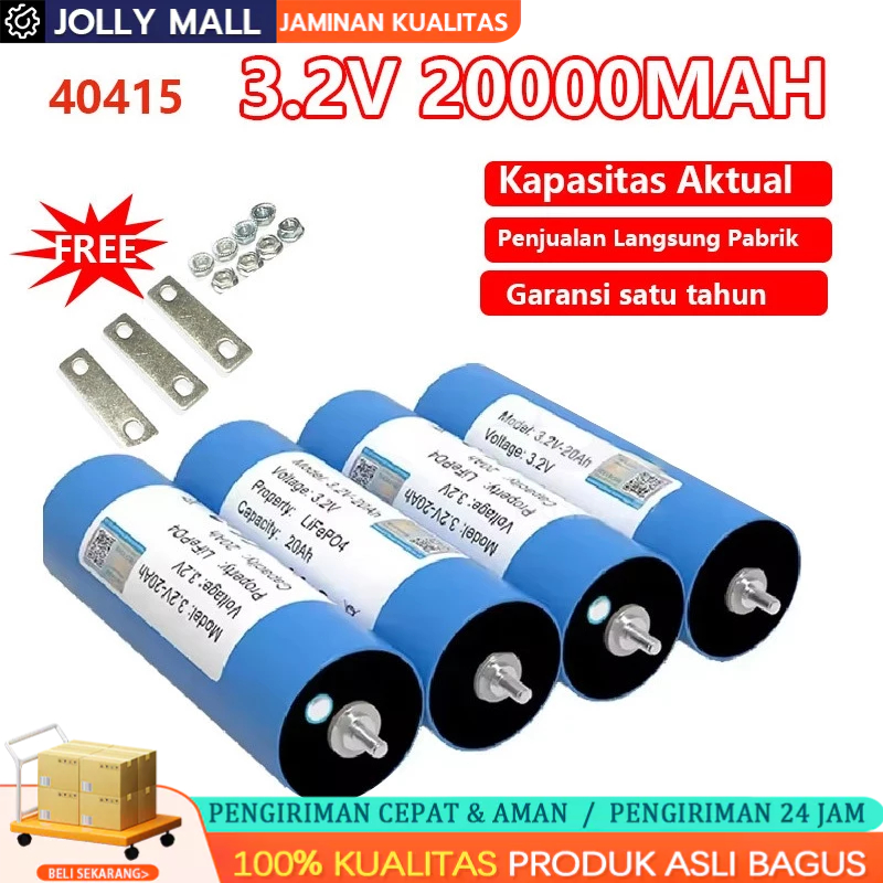 Jual 【READY STOCK】Sel Baterai LiFePO4 Silinder Sel Baterai C40 Lifepo4 ...