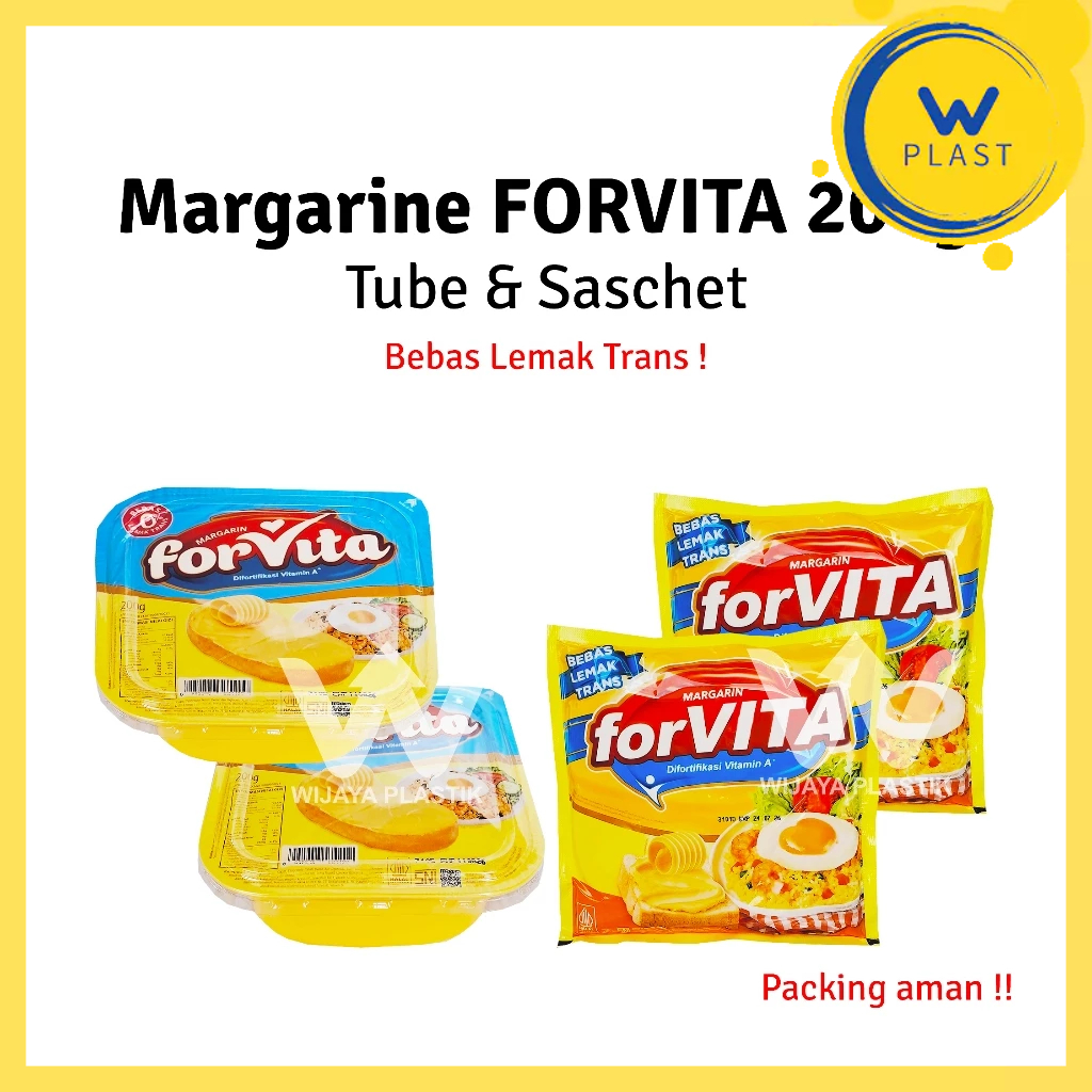 Jual Aneka Margarin [FORVITA] 200 gr --- Pack | Forvita filma amanda blueband palmia butter ...