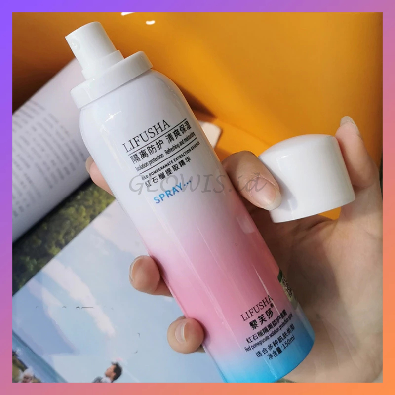 Jual LIFUSHA Spray 150ml MAYCREATE Whitening Sunscreen Semprot Pemutih ...