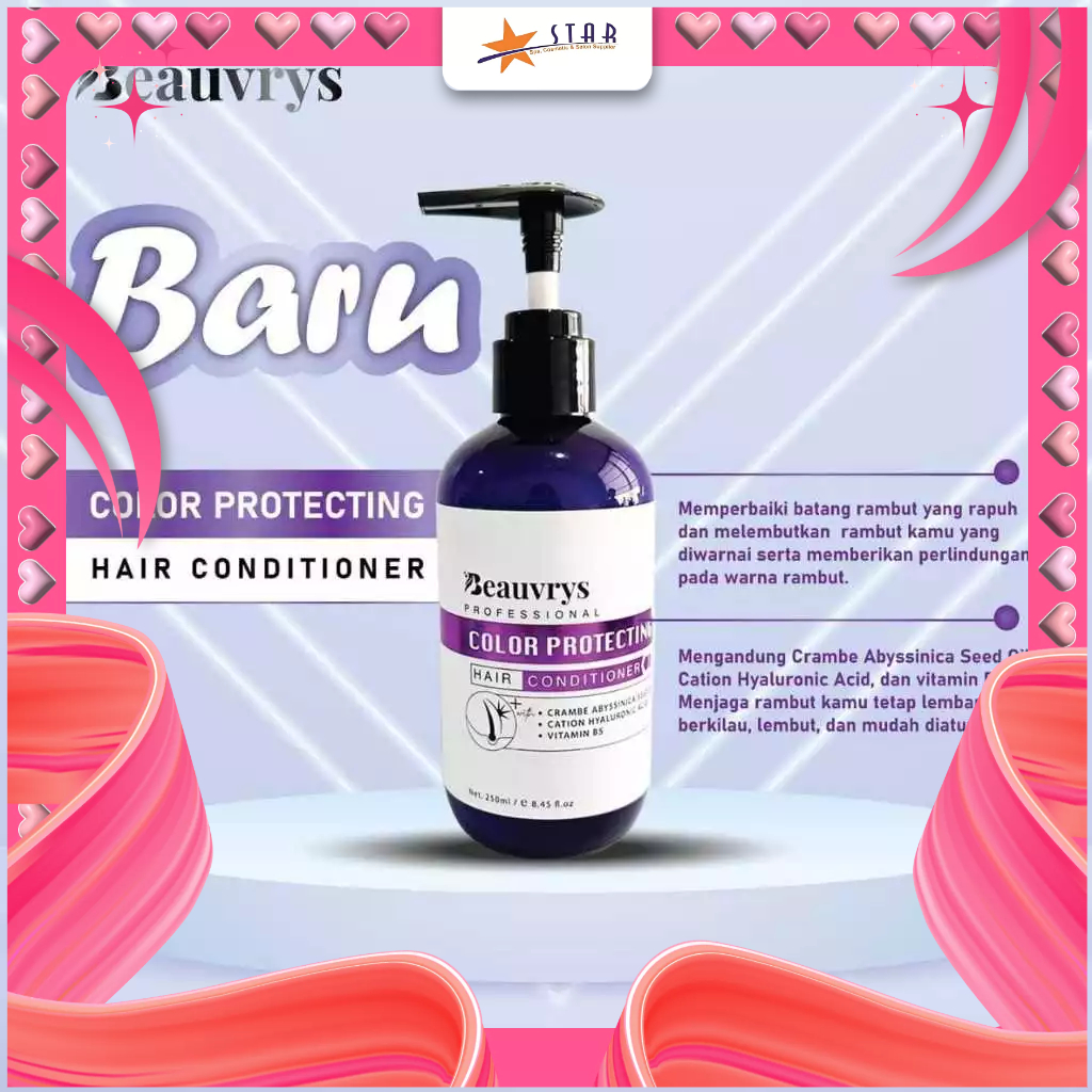 Jual Beauvrys Color Protecting Conditioner 250ml (Btl putih ungu ...