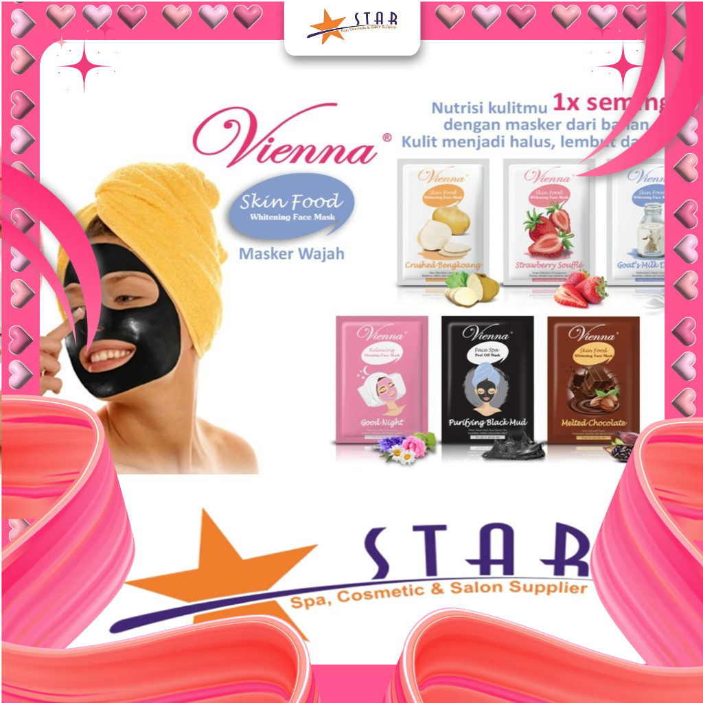 Jual * STAR * Vienna Peel Off Mask 15 ml(masker wajah/pemutih ...