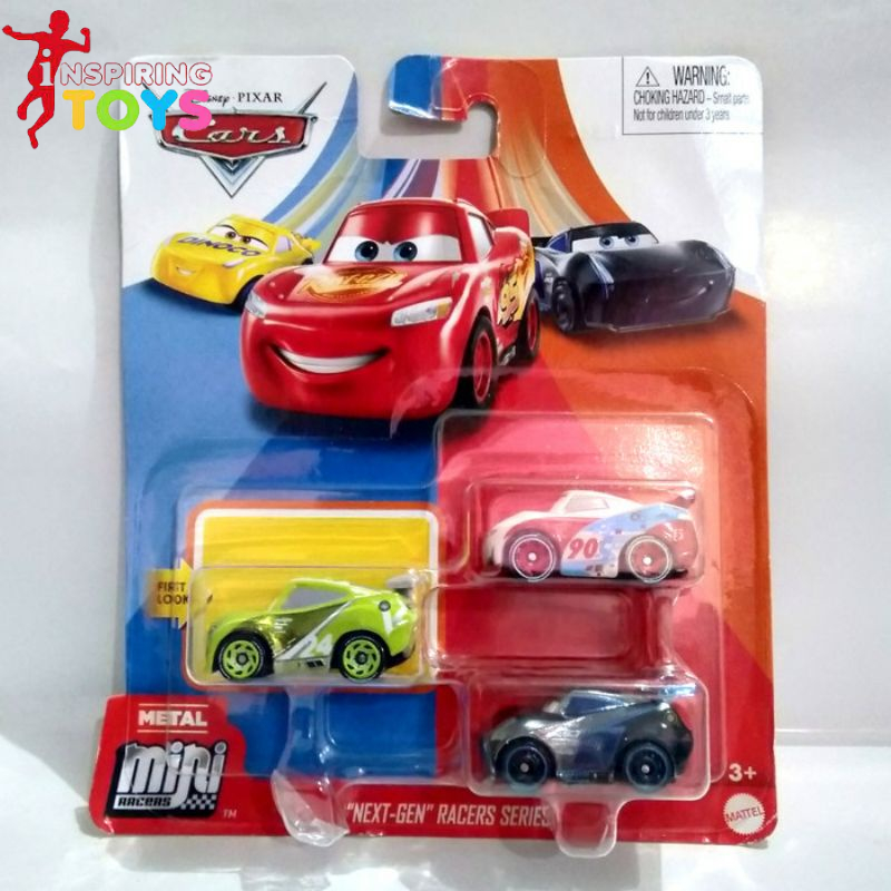 Jual Disney Pixar Mini Racers 3 pack Chase Paul Conrev jacson Storm ...