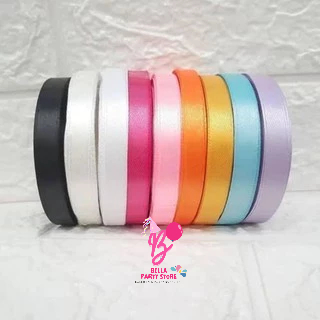 Jual pita satin kecil | pita rambut | pita satin ukuran 1/2 inch 1.25 ...
