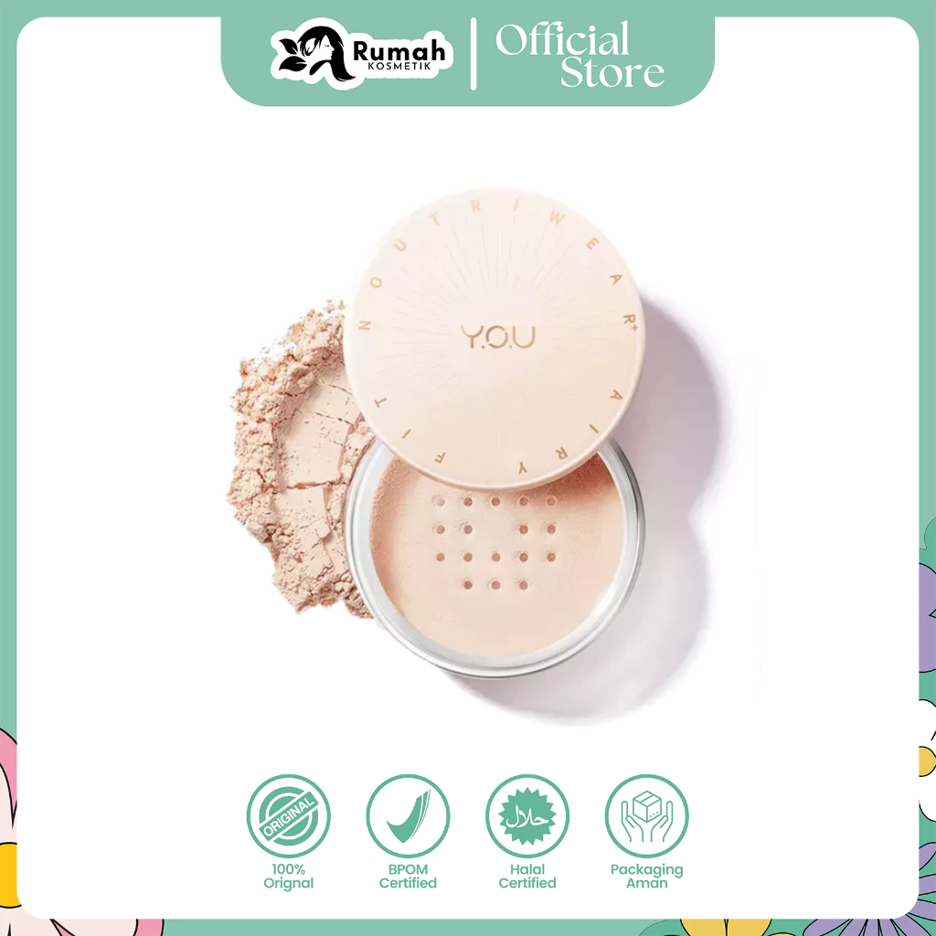 Jual YOU NoutriWear+ Airy Fit Loose Powder [Nourishing | Oil-control ...