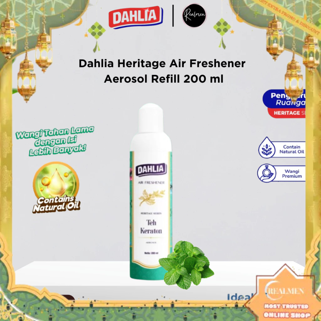 Jual DAHLIA AIR FRESHENER TEH KERATON AEROSOL 200ML - Dahlia Spray Teh ...