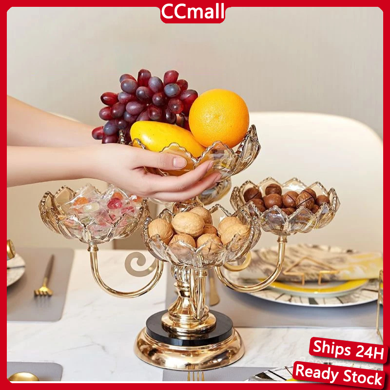 Jual Tempat permen snack mewah aesthetic tempat buah untuk hiasan meja ...