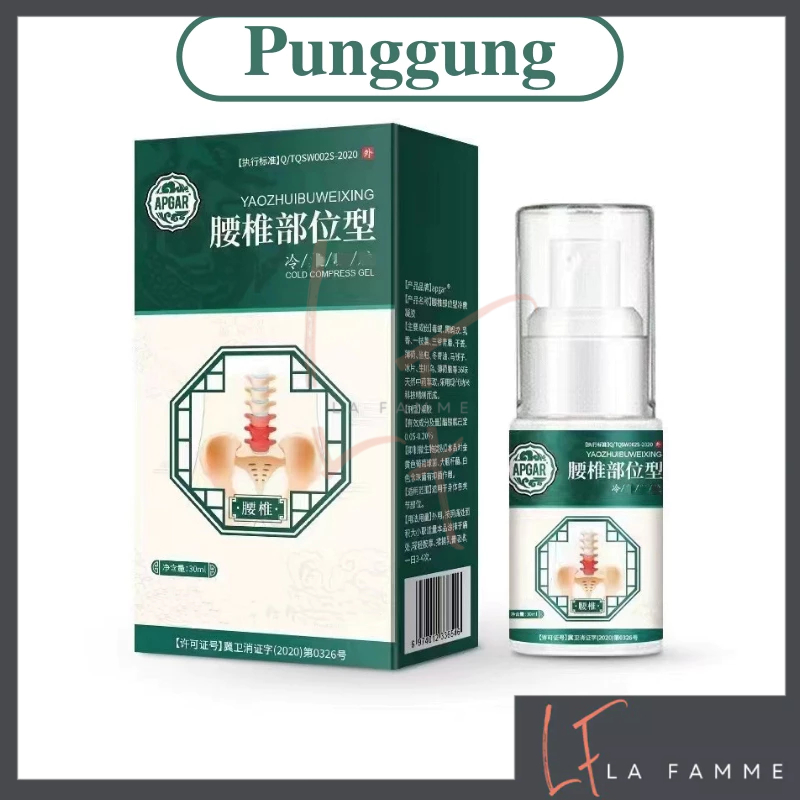 Jual APGAR Spray Spine Joint Back Pain Cervical Disc Nyeri Lumbar ...