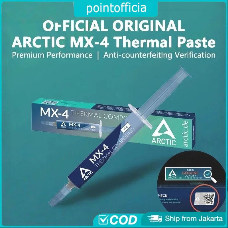 Jual Arctic MX4 MX-4 Thermal Paste Pasta Processor 4g 4 Gram Original Resmi With Spatula for PC ...