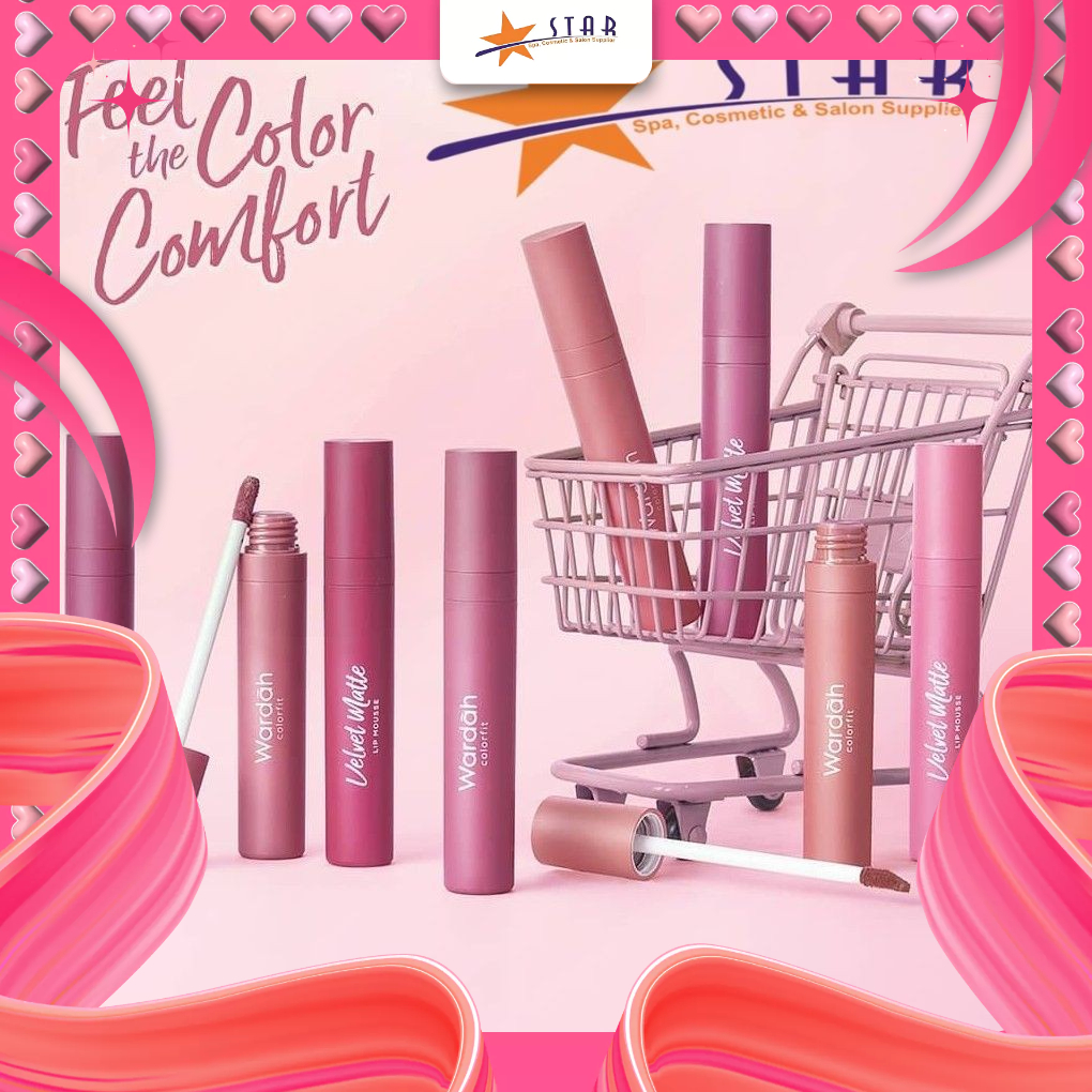 Jual * STAR * Wardah Colorfit Velvet Matte Lip Mousse 4gr |/Lip Matte ...