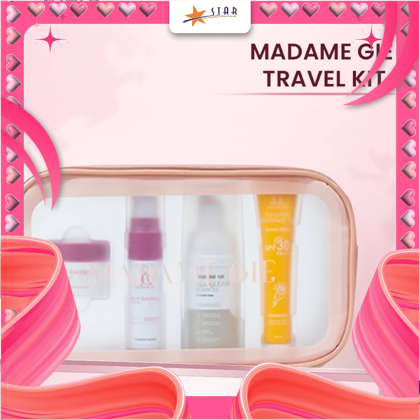 Jual MADAME GIE TRAVEL KIT POUCH / SKINCARE4IN1 (FREE BABY GOLD) | Shopee Indonesia