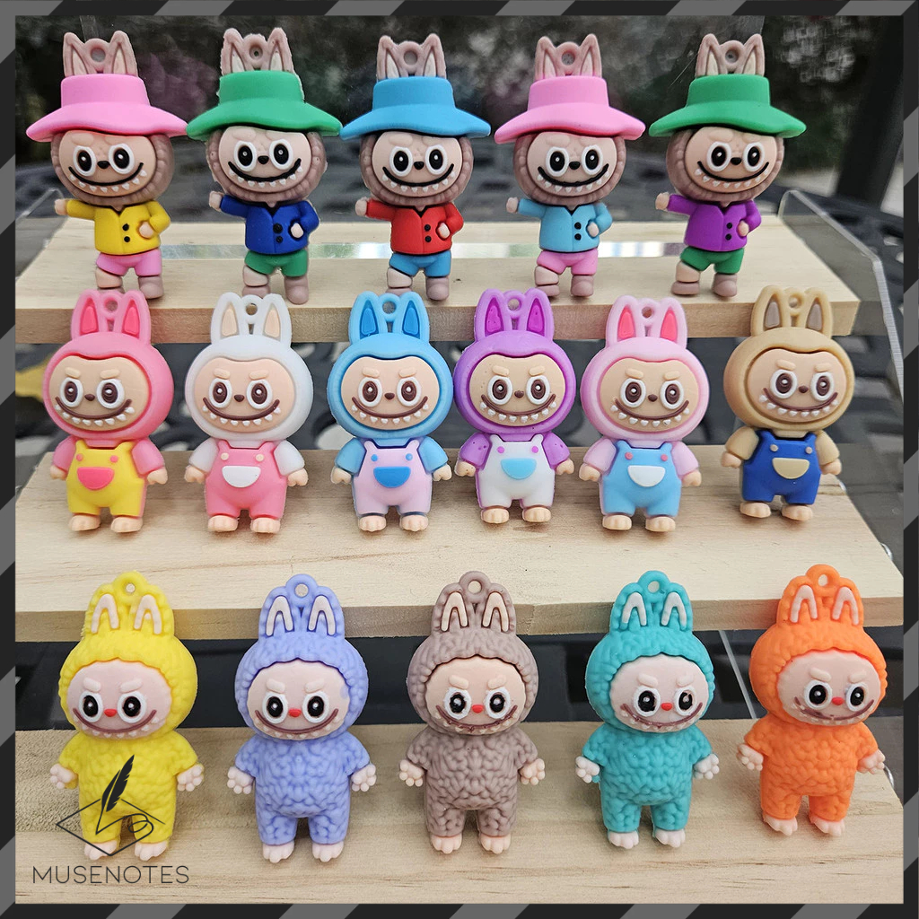 Jual MUSES Action Figure Pajangan Labubu Gantungan Kunci Karakter ...