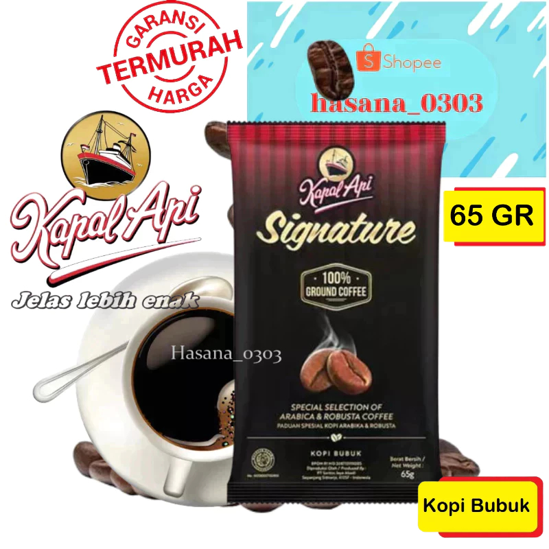 Jual KAPAL API Signature 65 gr | Shopee Indonesia