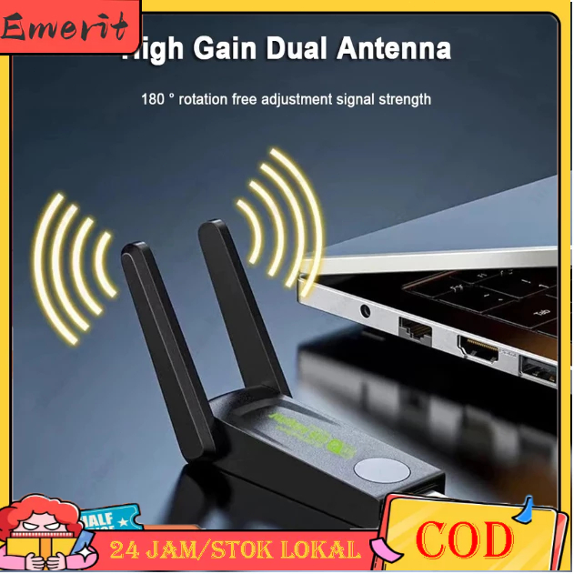 Jual USB WIFI Adapter MT 7601 Untuk dongle wifi set top box Penangkap 1800 mbps TV box | Shopee ...