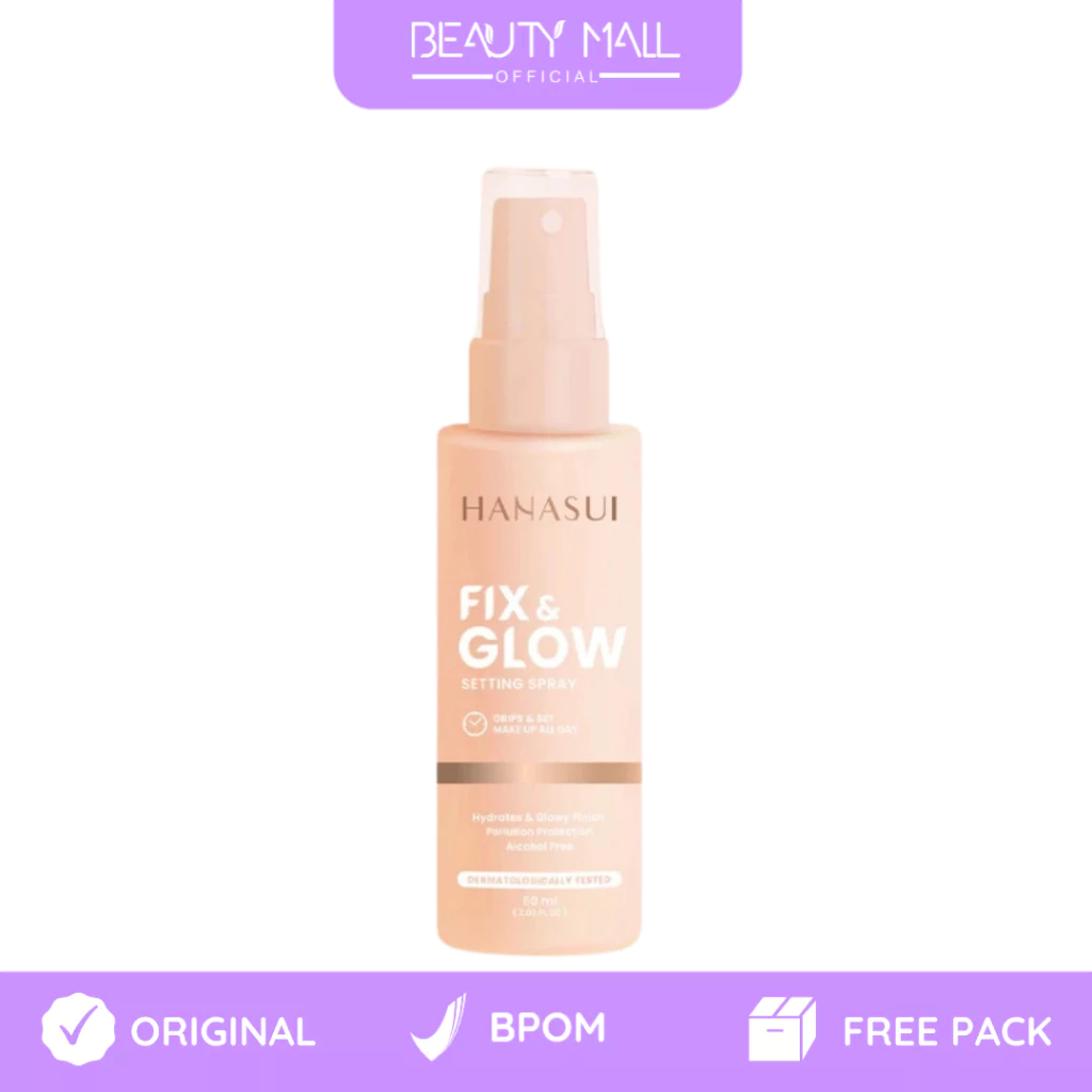 Jual HANASUI Fix & Glow Setting Spray 60ml | Shopee Indonesia