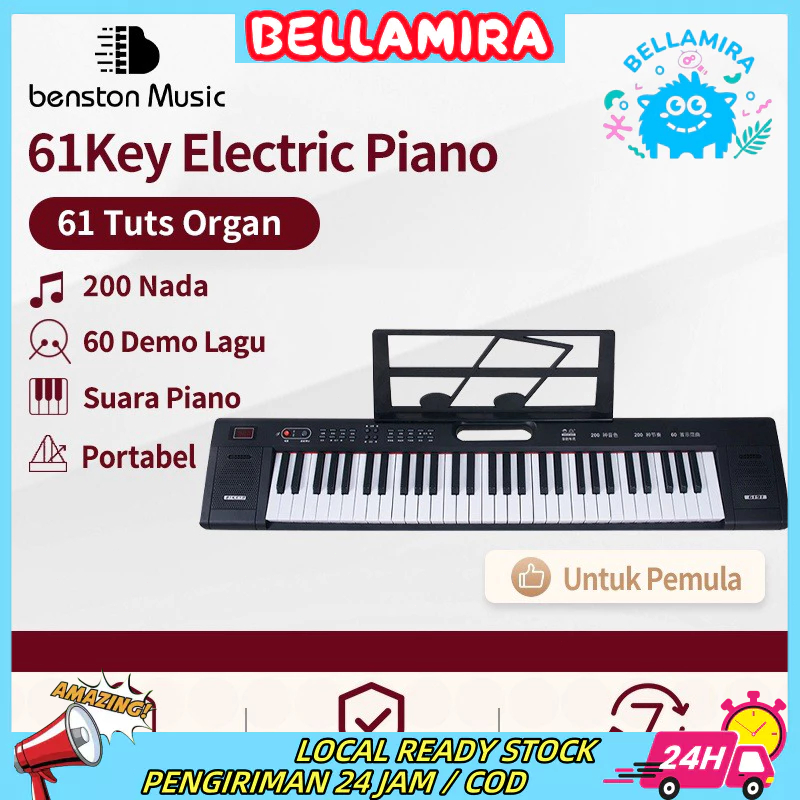 Jual Keyboard Piano Elektrik 61 Tuts ,Keyboard Untuk Pemula , Portabel ...