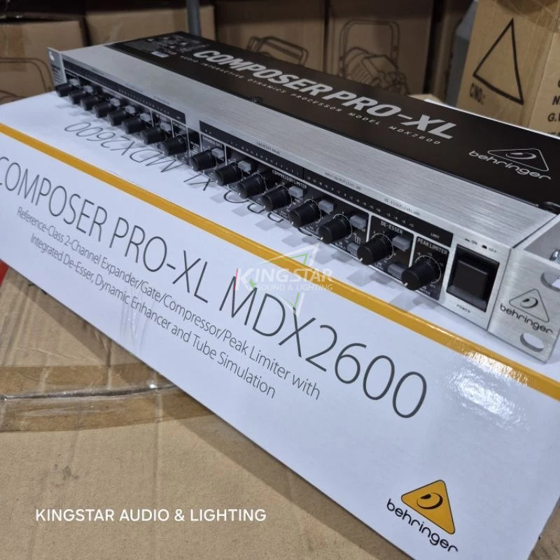 Jual Composer Behringer MDX2600 Original Pro XL Compressor MDX 2600 ...