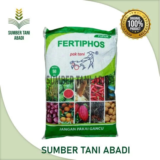 Jual FERTIPHOS - KEMASAN HIJAU - PUPUK FOSFAT - PUPUK KIMIA - ISI 50KG ...