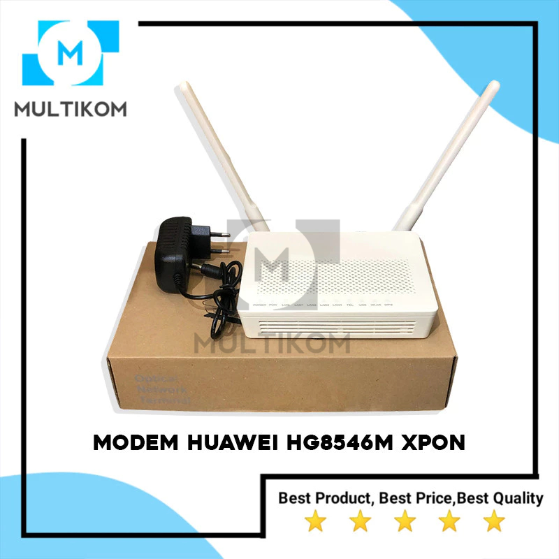 Jual [TERLARIS] Modem Xpon Ont Huawei Hg8546m Baru + Adaptor | Shopee ...