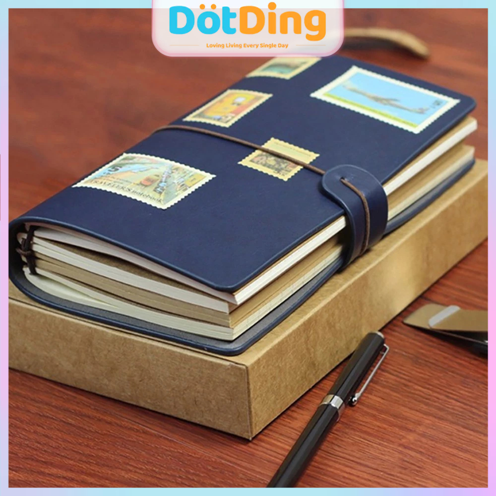 Jual [DOTDING] Buku Catatan A6 Retro + Kertas Kraft + Kertas Bergaris ...