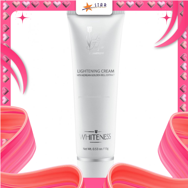 Jual La Tulipe Whiteness Lightening Cream 15 gr (kemasan putih ...