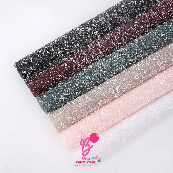 Jual lembaran kain tile salju snow tile cellophane kertas pembungkus ...