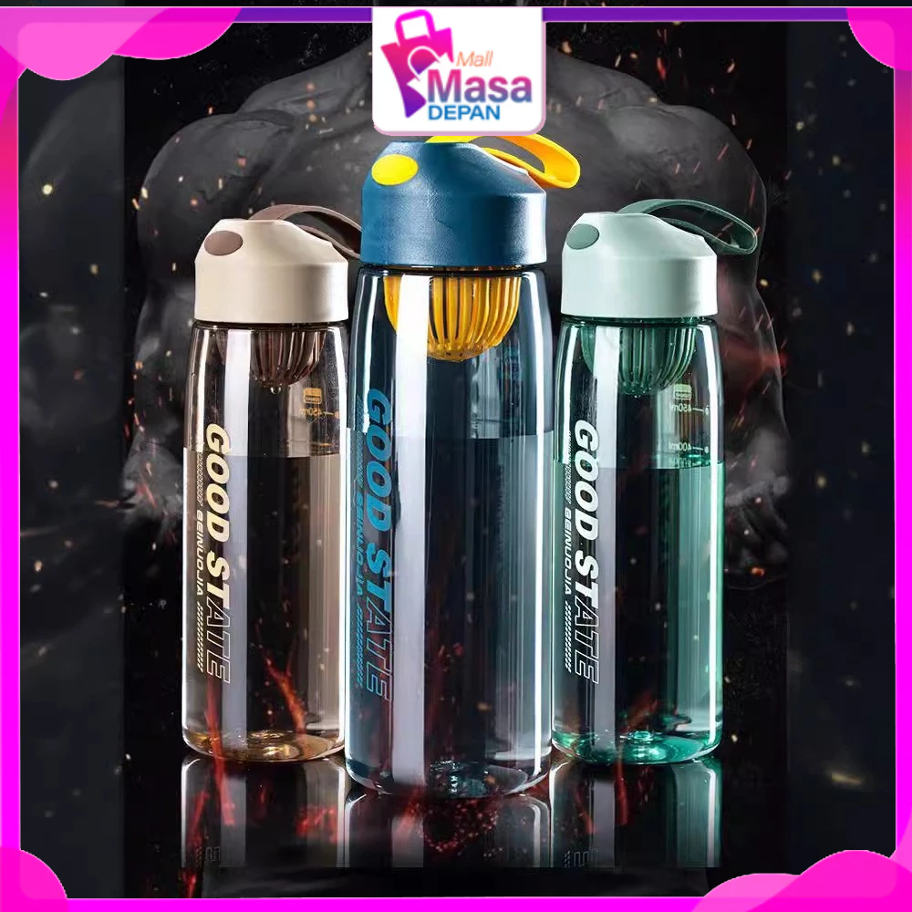 Jual MMD Botol Minum Good State 550ml Botol Minum Aesthetic Sport 650ml Tumbler Plastik Bening ...