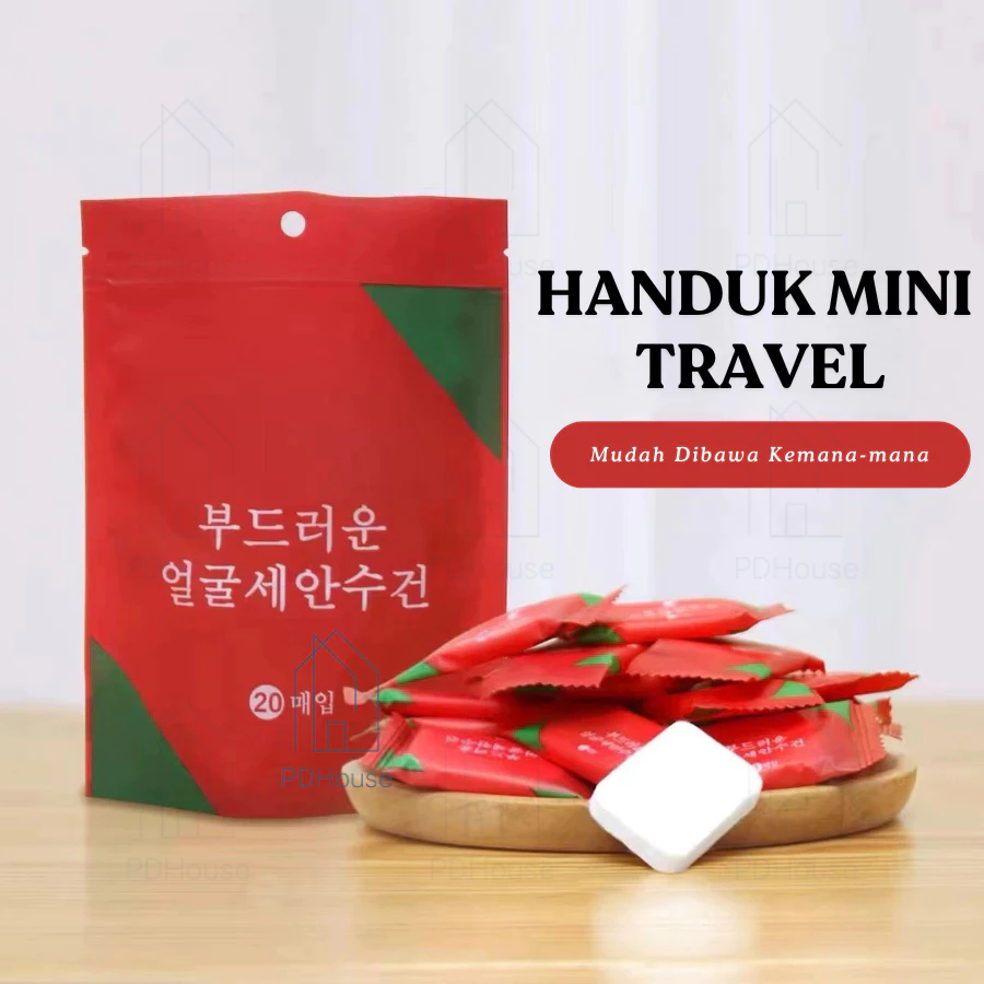 Jual (PDH) HANDUK MINI TRAVEL / DISPOSABLE COMPRESSED TOWEL / HANDUK ...