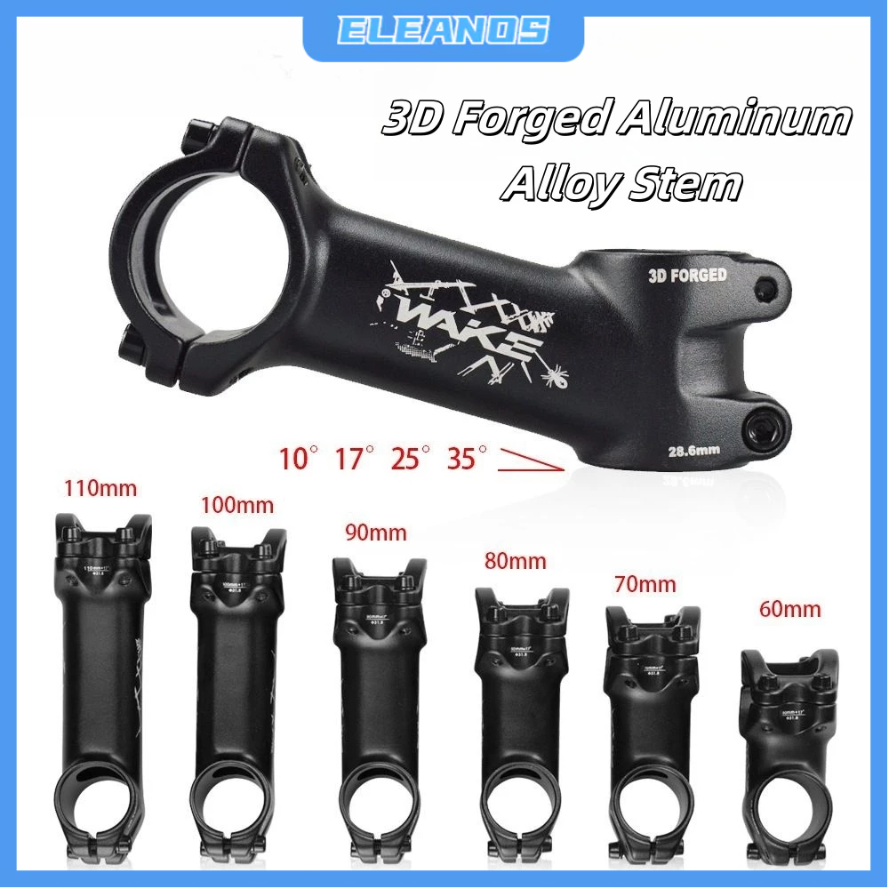 Jual WAKE Bicycle Stem -Aluminum Alloy Adjustable Stem (17° Rise) for ...