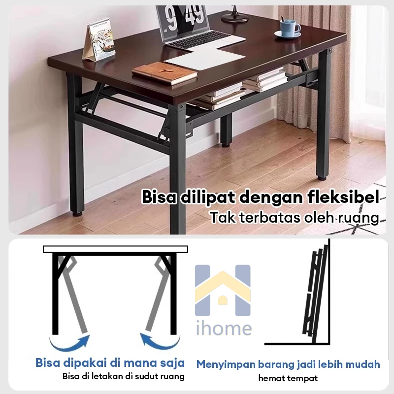 Jual IH Meja Lipat Portable Meja Belajar Meja Kantor Besi Meja Pelatihan Serbaguna Meja Lipat ...