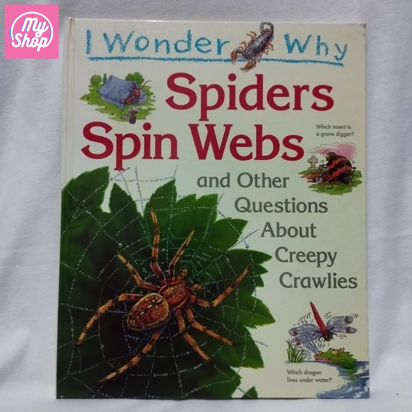 Jual Buku Ensiklopedia Anak Import I Wonder Why Spiders Spin Webs ...