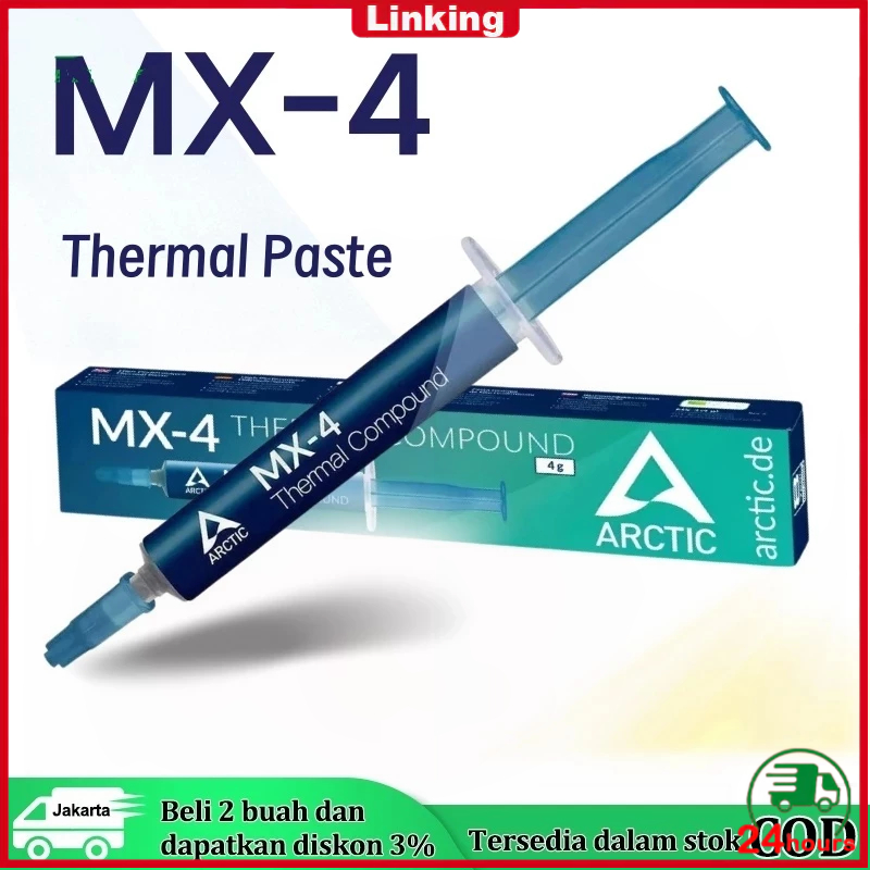 Jual Thermal Paste ARCTIC MX-4 (4 Gram) - MX4 HIGHEST Performance | Thermal Pasta Arctic MX4 ...