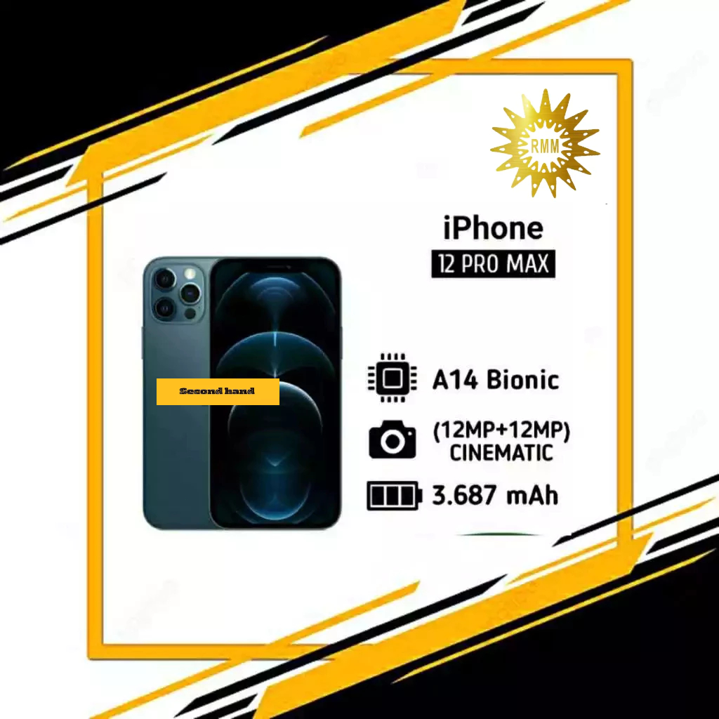 Jual 12 PROMAX DAN 12 PRO 128GB 256GB SECOND ORIGINAL | Shopee Indonesia