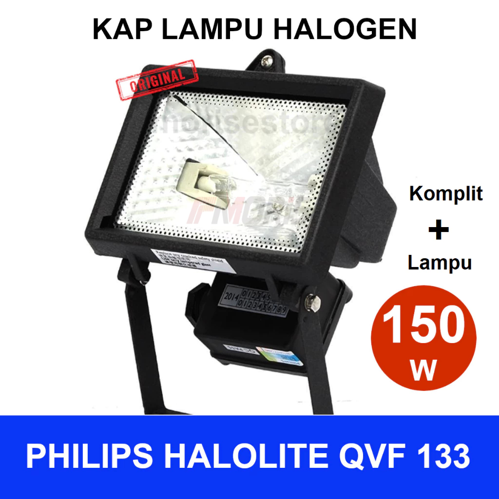 Jual [1Set] PHILIPS Kap Lampu Sorot Halogen 150W HALOLITE QVF 133 ...