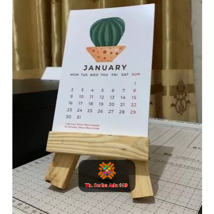 Jual Stand Kalender / Easel Calendar / Tiang Kalender / Dudukan ...