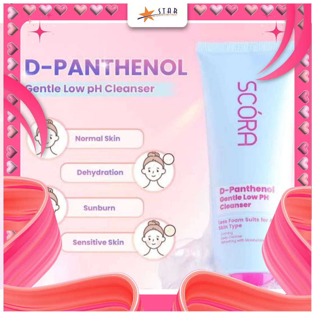 Jual * STAR * SCORA D-Panthenol Gentle Low pH Cleanser (TUBE BIRU TUTUP ...