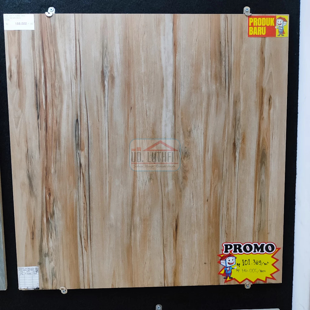 Jual Granit Lantai Dinding Motif Kayu Matt 60x60 White Horse Borneo Brown - Granit Motif Kayu ...