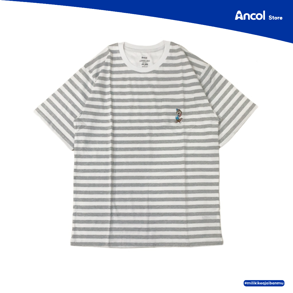 Jual Ancol Baju Kaos Pocket Dewasa All Size Karakter Dufan Walk ...
